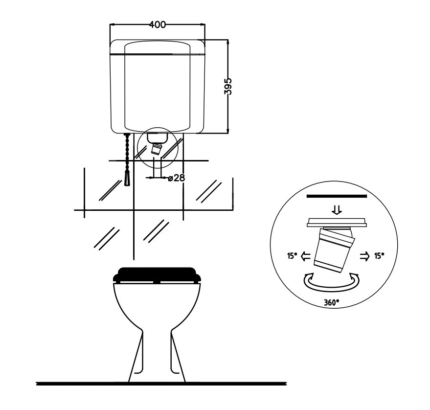 Atlas High Use Flush Tank - Product Details - Japar Plastik